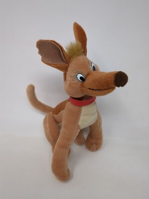 Vintage 1998 Mgm All Dogs Go To Heaven Charlie Puppy Dog With Santa Hat