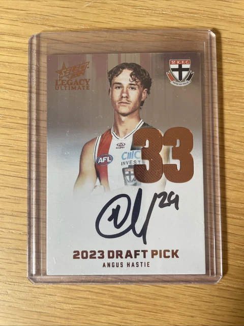 2024 SELECT AFL Legacy Ultimate Angus Hastie Copper DPS 108/175 $55.00 ...