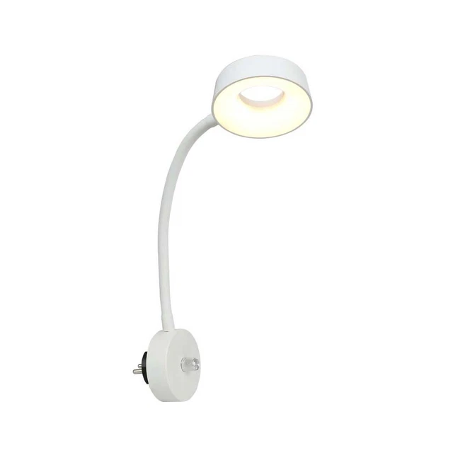 LED MUR LAMPE Lumière Direct-Plug-In Avec Flexo Variateur Éclairage Big ...