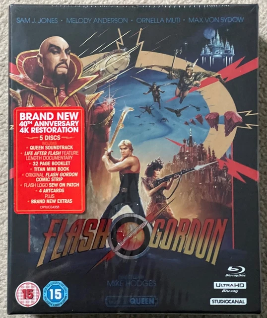FLASH GORDON - OOP StudioCanal Limited Edition 4K UHD Blu-ray Box Set £79.99 - PicClick UK