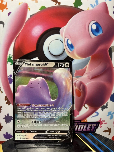 CARTE POKÉMON METAMORPH V 050/072 Epée & Bouclier Déstinées Radieuses FR EUR 2,00 - PicClick FR