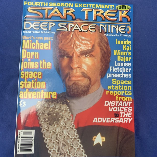 MAGAZINE - STAR Trek Deep Space Nine The Official Magazine Vol. 13 1996 ...