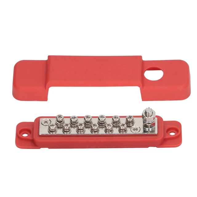 (RED)POWER DISTRIBUTION BLOCK Busbar Low Resistance Power Distribution ...
