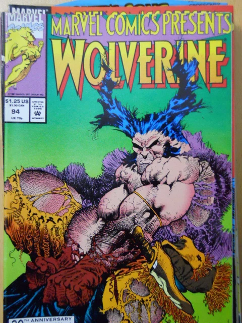 MARVEL COMICS PRESENTS n 91 1991 - Wolverine / Ghost Rider [G.189] EUR ...