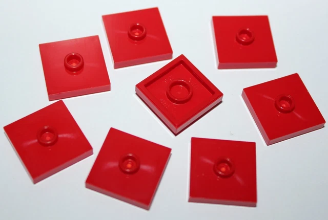 LEGO RED PLATE Modified 2x2 ref 87580 set 79116 21307 40293 80033 42143 ...