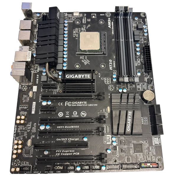 GIGABYTE TECHNOLOGY GA-990FXA-UD3, AM3+, AMD Motherboard + AMD FX-6350 ...