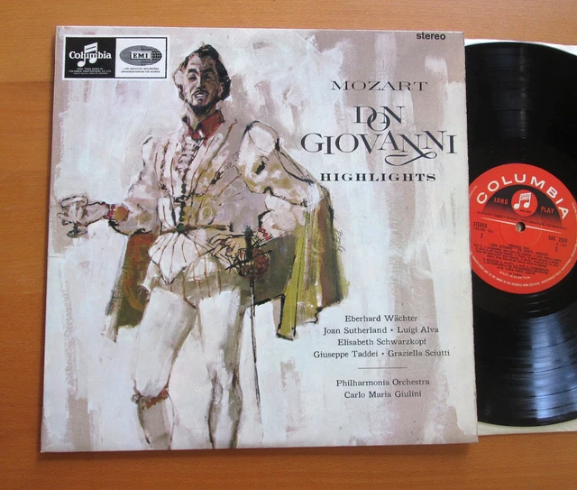 SAX 2559 ED1 Mozart Don Giovanni Sutherland Giulini Columbia 1st Stereo EX £25.00 - PicClick UK