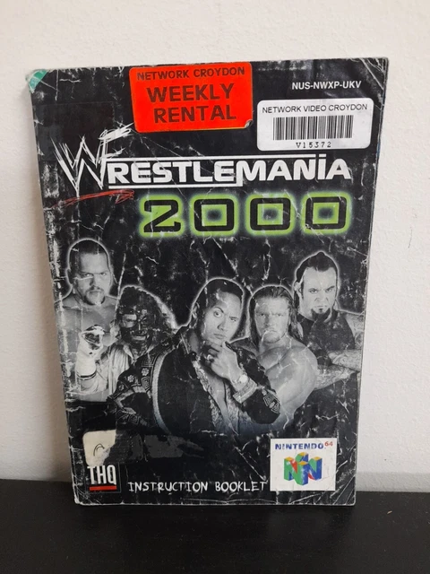 WWF WRESTLEMANIA 2000 - Nintendo 64 (N64) ***Manual Only*** $15.00 - PicClick AU
