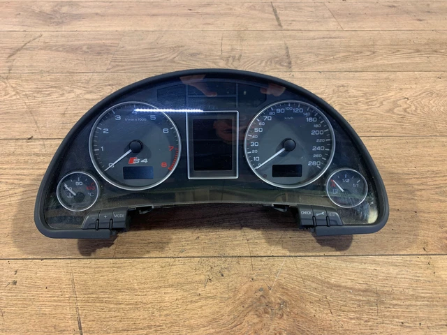 AUDI A4 S4 B6 B7 speedometer FIS instrument cluster 8E0920931E year 2005 automatic £215.34 ...