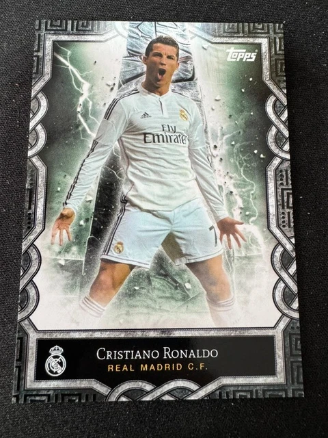 CARTE CARD CARTA n°MO-10 Cristiano RONALDO Real Madrid TOPPS FAN SET ...