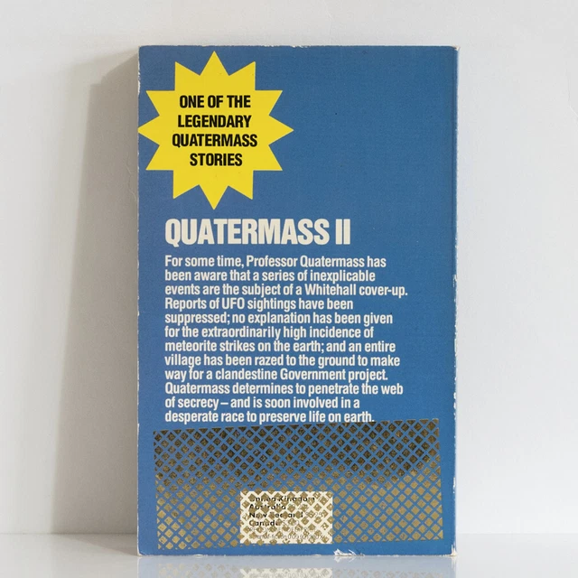 NIGEL KNEALE QUATERMASS II - 1979 Livres Flèches 1ère Novelisation ...