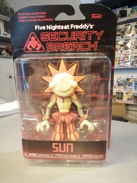 FIVE NIGHTS AT Freddys Sun Figure FNAF Security Breach Funko Action ...