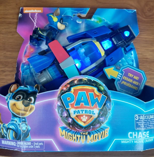 PAW PATROL THE Mighty Movie Chase Mighty Transforming Cruiser Car With ...