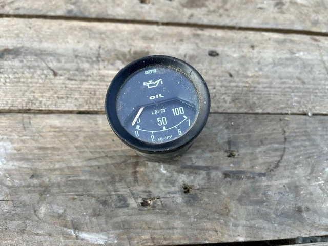 VINTAGE SMITHS OIL Pressure Gauge £13.20 - PicClick UK