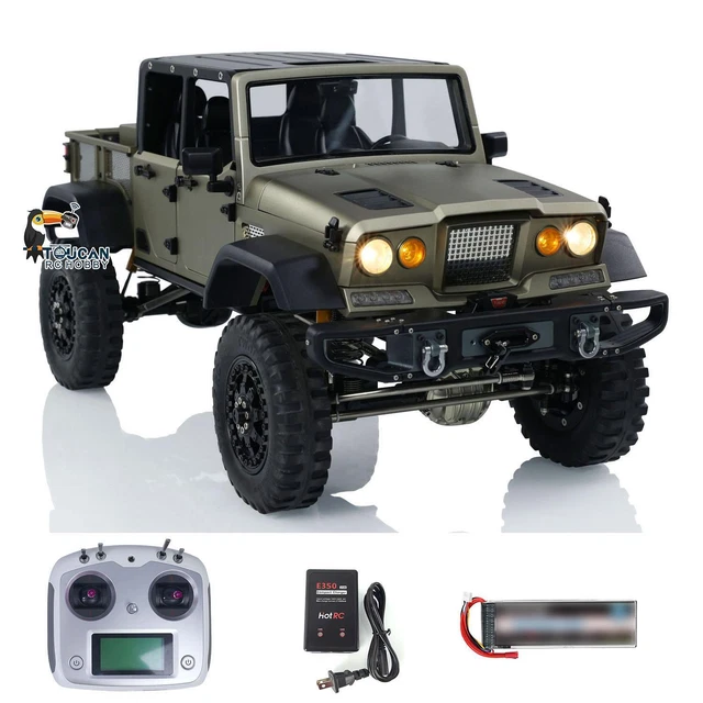 TWOLF 1/10 TW-715 RC RTR Off-road Metal Crawler Climb Truck Sounds ...