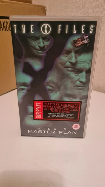 THE X FILES | File 6 Master Plan | 1996 VHS Video Tape Cassette £4.99 ...