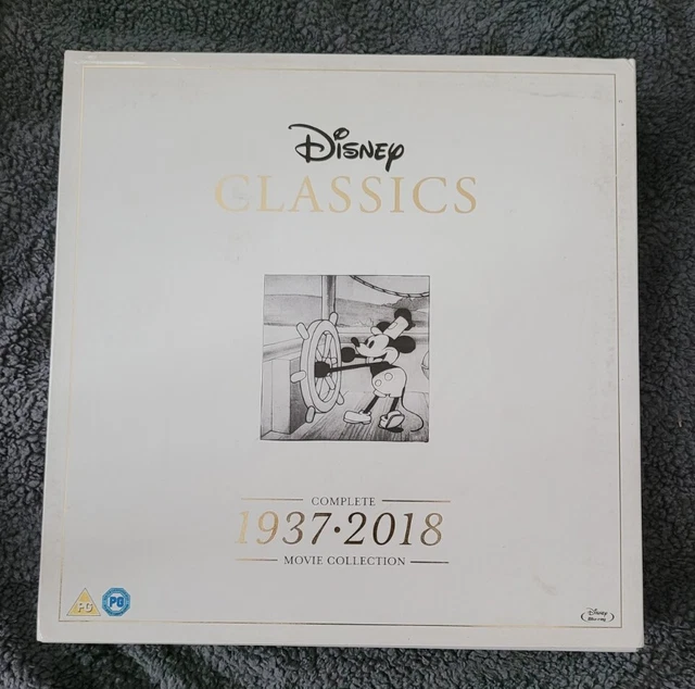 DISNEY CLASSICS COMPLETE MOVIE COLLECTION 1937-2018 BLU-RAY 55 DISCS 5 ...