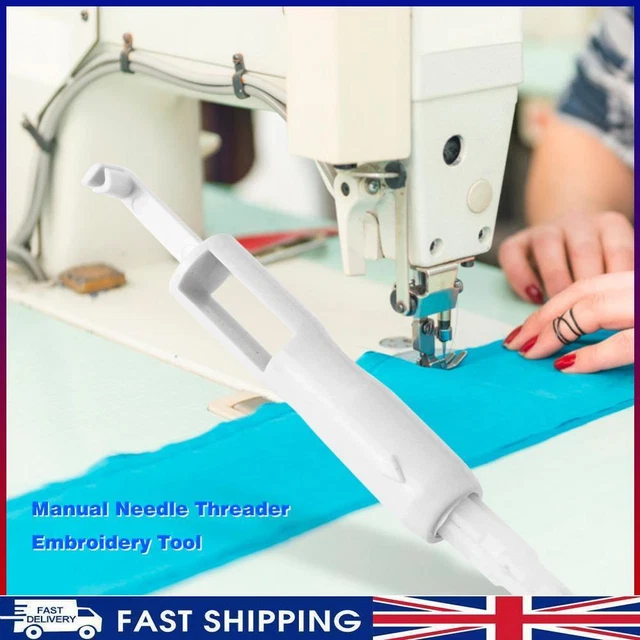 # SEWING MACHINE Needle Threader White Manual Insertion Applicator ...