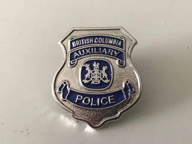 VINTAGE RCMP BC Auxiliary Police Badge Pin (Auxiliary Constable) $15.00 ...