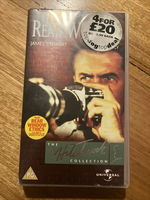 REAR WINDOW (1954) Special Edition VHS Video Tape James Stewart Good ...