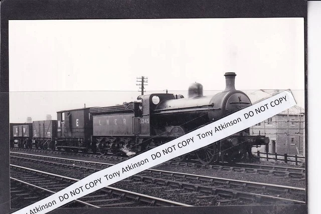 LNER EX GNR - J3 Class 0-6-0 No. 3345 @ Wakefield - Vintage Image ...