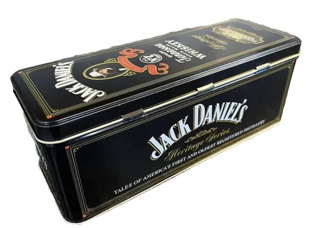 JACK DANIELS OLD No 7 Tennessee Whiskey Hinged Tin Heritage Series 1857 ...