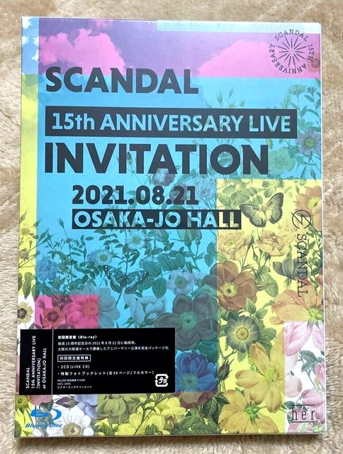 SCANDAL 15TH ANNIVERSARY LIVE INVITATION Blu-ray+2 CD Photobook Limited ...