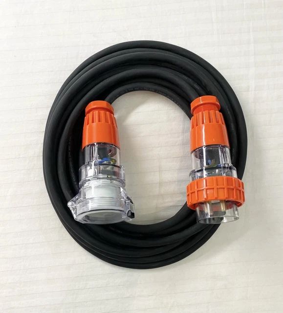 32 AMP 7M Extension Lead, Single Phase, 3 pin, 415V 32A Heavy Duty ... 32 AMP 7M Extension Lead, Single Phase, 3 pin, 415V 32A Heavy Duty ...