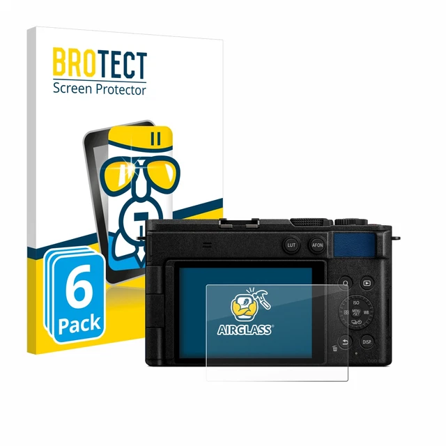 6X BROTECT ARMORED glass film for Panasonic Lumix DC-S9 protection ...