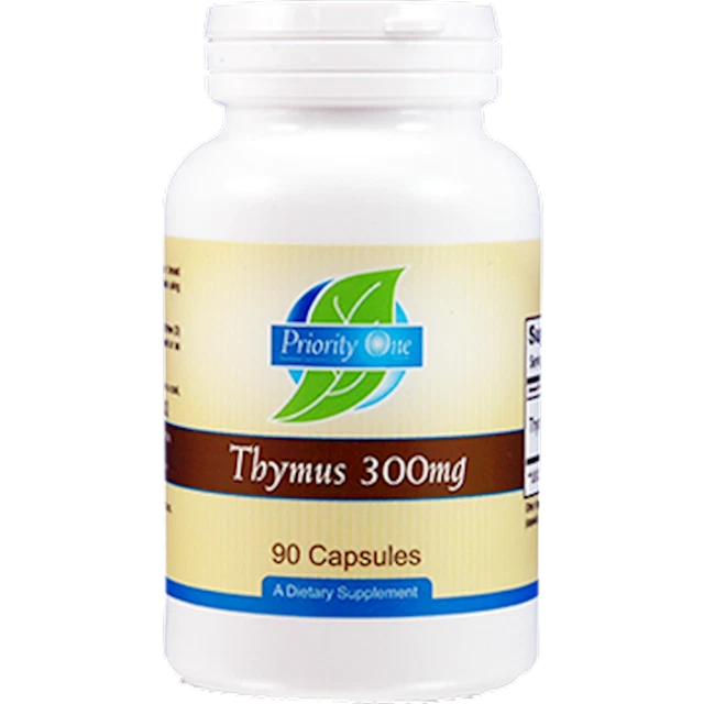 PRIORITY ONE VITAMINS Thymus 300 mg 90 caps £39.89 - PicClick UK
