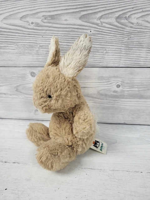 JELLYCAT CARAMEL POPPET Bunny Rare Retired Collectible Soft Teddy. PS £ ...