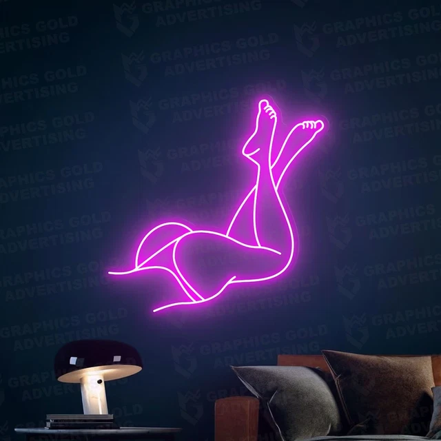 SEXY LADY NEON Sign LED Neon Light For Gaming Room Home Decor Your Own ...