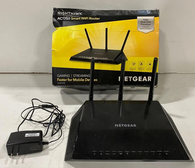 NETGEAR NIGHTHAWK AC1750 R6700V3 Dual Band R6700-100NAS Wi-Fi ...