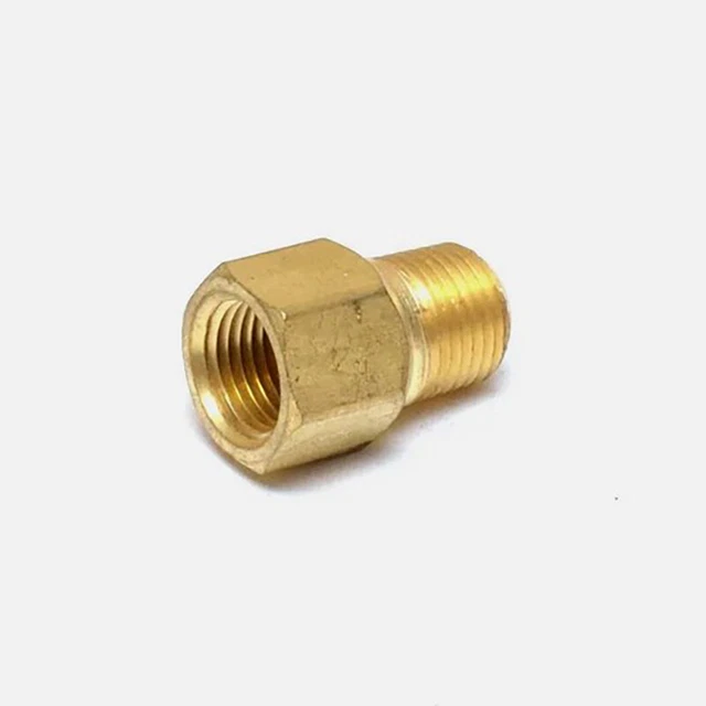 BRASS BSP-NPT ADAPTER Connector 1/8" Male BSPT To 1/8" Female NPT ...