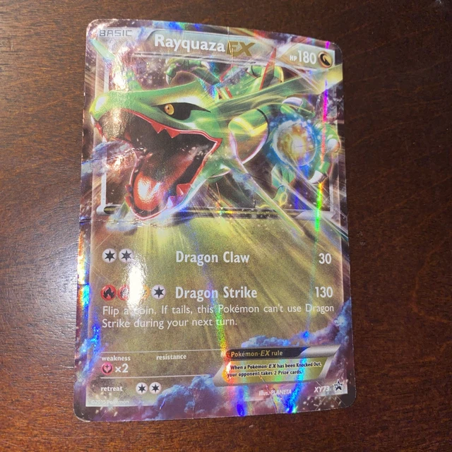 FREE S&H 🚢 Pokémon XY Black Star Promo -Rayquaza EX- XY73 Damaged £4.11 ...