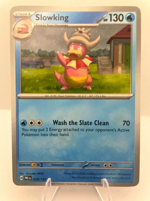 SLOWKING 019/131 UNCOMMON NM Prismatic Evolutions Pokémon TCG $1.00 ...