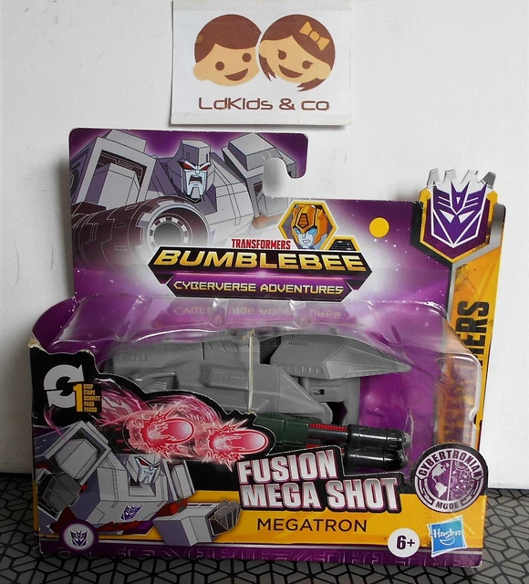 ROBOT TRANSFORMERS CYBERVERSE Adventures Megatron Fusion Mega Shot ...