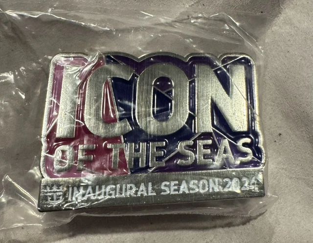 ROYAL CARIBBEAN ICON OF THE SEAS Inaugural Season 2024 Pin $27.58 ...