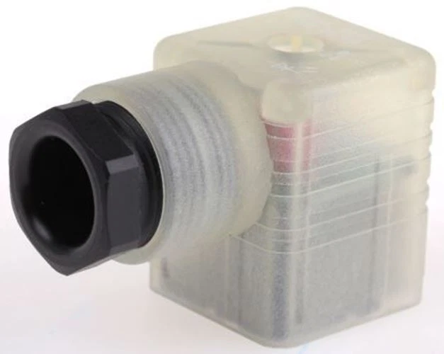 HIRSCHMANN 2P+E DIN 43650 A Solenoid Valve Connector, Female, Screw ...