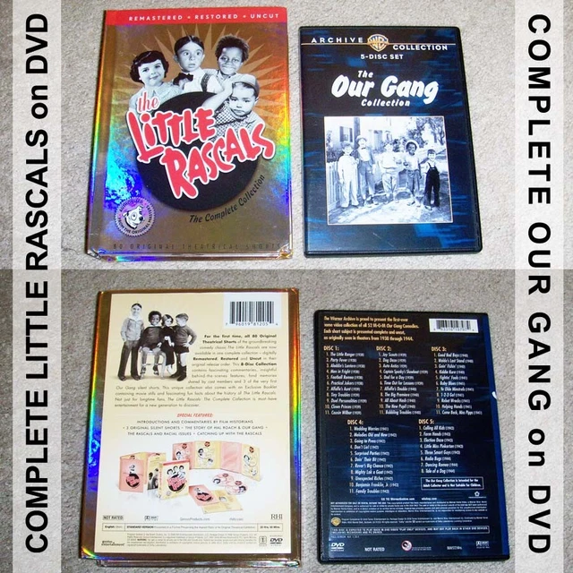 LITTLE RASCALS + OUR GANG Complete DVD Collection Sets, All 132 Films ...