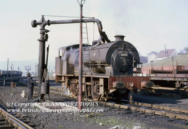 STEAM RAILWAY PHOTO 68012 Ex LNER J94 0-6-0 Buxton Shed 9D 29-04-1967 £ ...