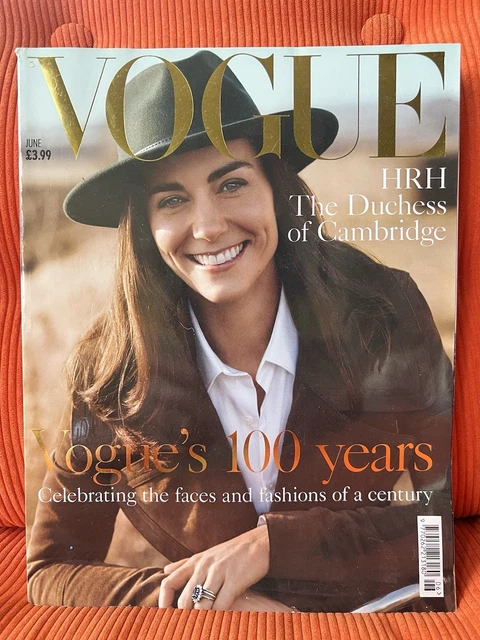 KATE MIDDLETON PRINCESS Wales Vogue Magazine Royalty 100 Years Free ...
