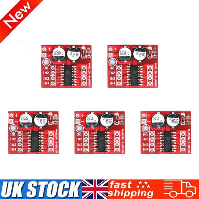 L298N 2-WAY DC Motor Driver Module PWM Speed Dual H-Bridge Stepper ...