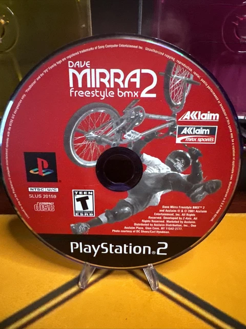 (DISQUE AND A Case Testé) Dave Mirra's Freestyle BMX 2 - PS2 Sony ...