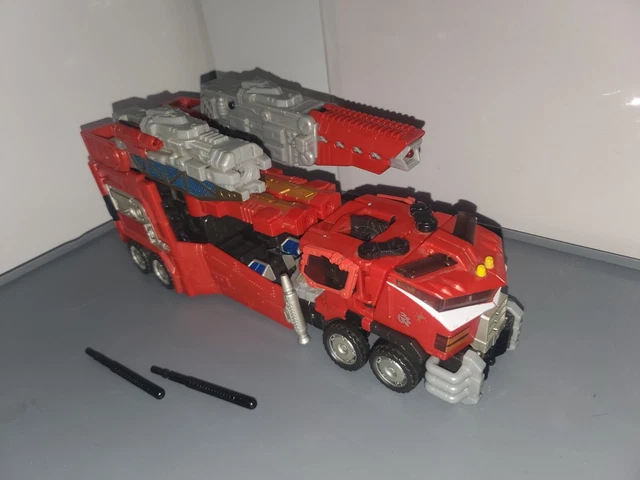 TRANSFORMERS CYBERTRON OPTIMUS Prime Galaxy Force Convoy Leader 2006 ...