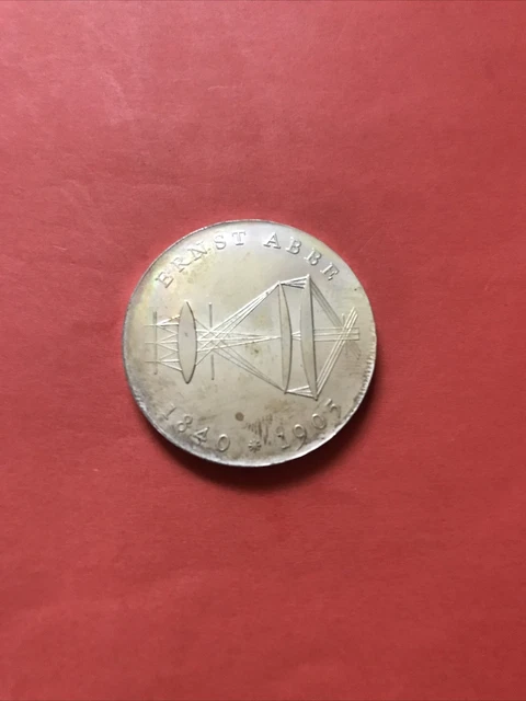 DDR 20 MARK Silbermünze Ernst Abbe 1988 Bankfrisch EUR 34,84 - PicClick DE