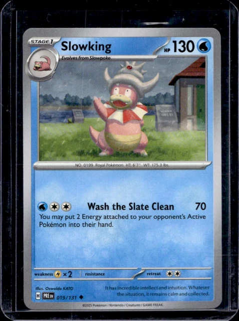 2025 POKEMON SV Prismatic Evolutions Slowking Holo #019/131 $1.64 ...