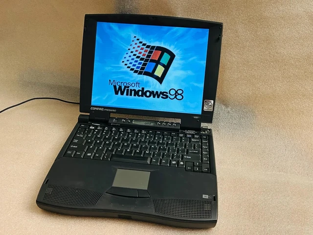 VINTAGE COMPAQ PRESARIO Windows 98 Pentium MMX Retro Laptop Retro ...