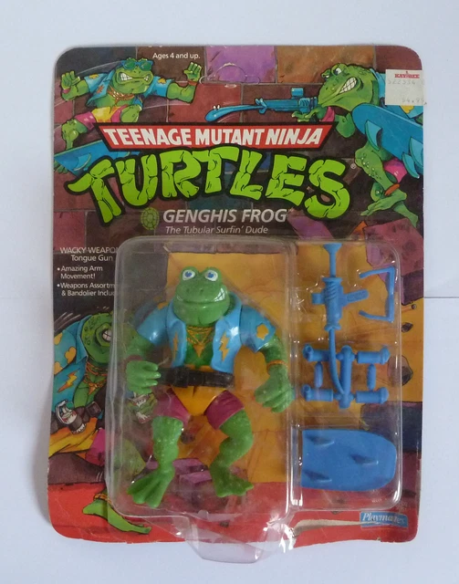 1989 TMNT TEENAGE Mutant Ninja Turtles figure Genghis Frog - MOSC £69. ...