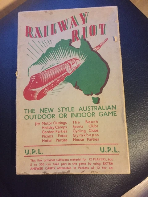 VINTAGE RAILWAY RIOT 1950's Game £8.00 - PicClick UK